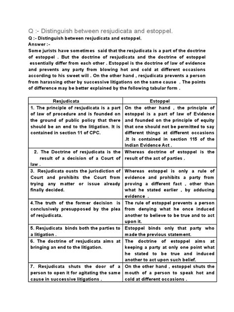 Cpc Notes Pdf Pleading Decree