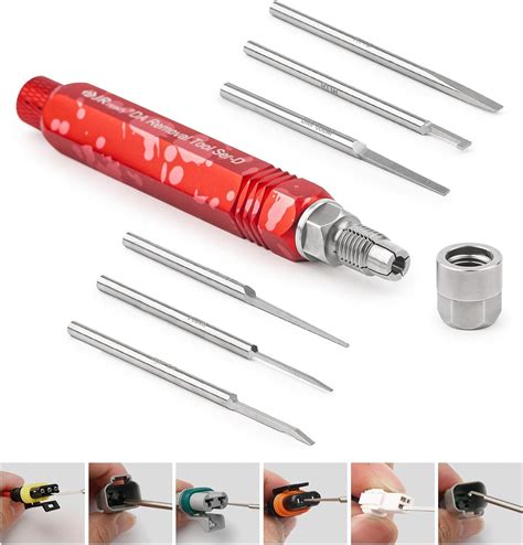 Jrready St5258 Electrical Pin Extractor Tool Kit With 6pcs Replacement Tips For Amp Metri Pack