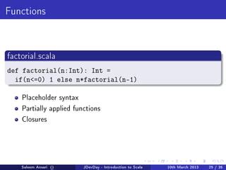 Introduction To Scala PPT
