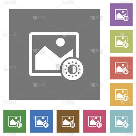 调整图像饱和度方形图标