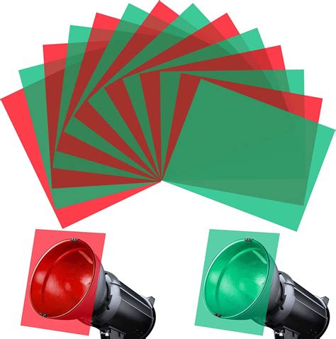 Gel Light Filter 14 Pieces Colored Overlays Correction