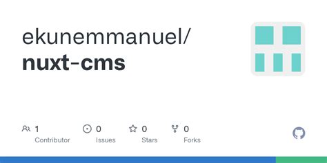 Github Ekunemmanuelnuxt Cms