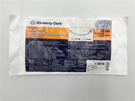 Kimberly Clark Microcuff Endotracheal Tubes