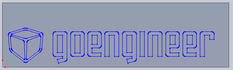 Importing A Vector Logo Into Solidworks Goengineer