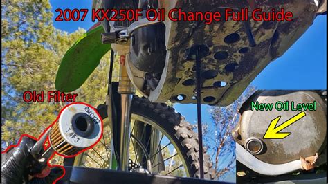 KX250F Oil Change Full Guide Made Easy YouTube