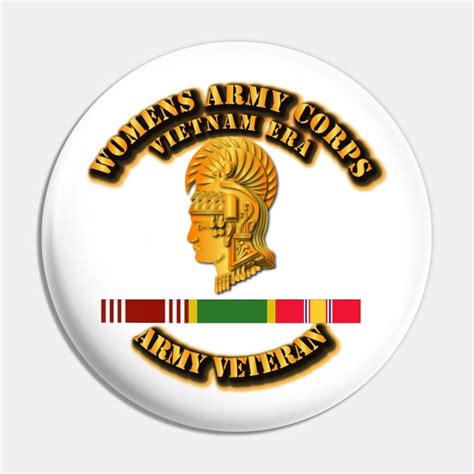 Womens Army Corps Vietnam Era W Gcmdl Ndsm Wac Good Pin Teepublic