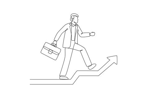 Premium Vector Single One Line Drawing Concept Of Productivity Boosting Continuous Line Draw