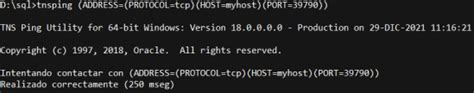 Oracle Tnsping Sql1