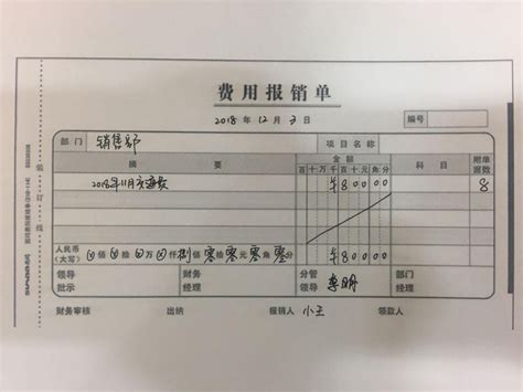 费用报销单规范用报销单范本用报销单大山谷图库
