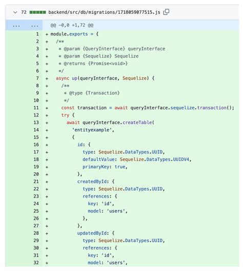 Executing Database Migrations And Seeds Database And Backend