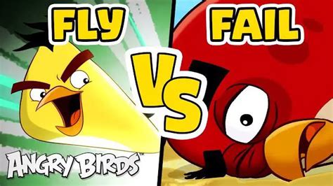 کارتون انگری بردز با داستان پرواز یا شکست