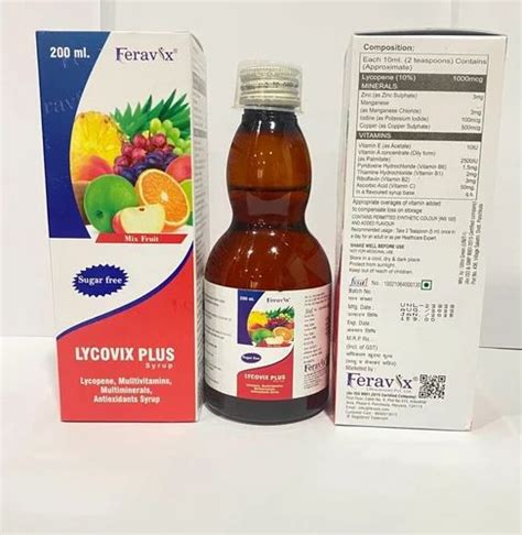 Lycovix Plus Syp 200 Ml At Rs 159 Bottle In Panchkula Id 2852203195048