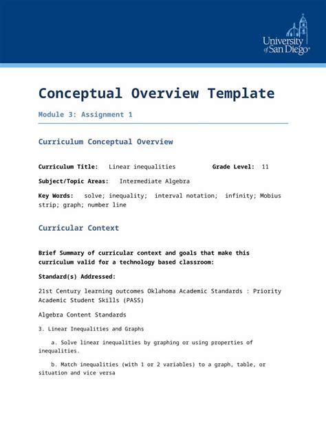 Docx Curriculum Conceptual Overview … · Web Viewsolve Inequality