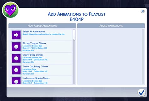 Missing Climax Animations Technical Support Wickedwhims Loverslab
