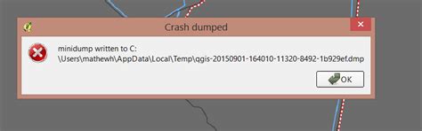 Qgis Always Produces Minidump On Exit Geographic Information Systems