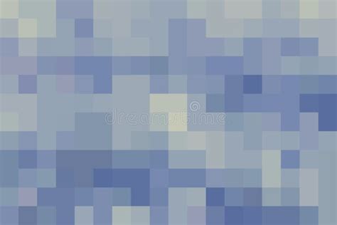 Abstract Pixel Blue Background Geometric Texture From Blue Squares Stock Illustration