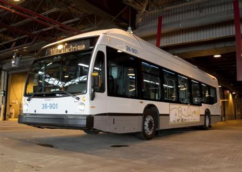 Montreals Electric Bus Route The First In Canada Montreal Times