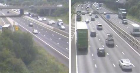 M5 Traffic Live Stop Start Queues And 50 Minute Delays On M5 Amid