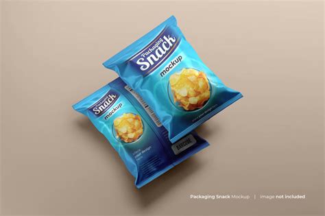 Ps Snack Pouch Plastic Bag Mockup