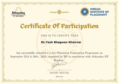 Yash Khairnar On Linkedin Placementpreparation Careerdevelopment Learningjourney Iitbombay