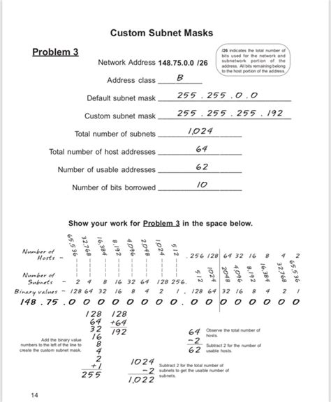 Solved Custom Subnet Masks 26 Indicates The Total Number Of