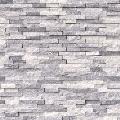 Buy Alaska Gray Split Face 12 In X 12 In X 10 Mm Textured Marble Mosaic Tile 10 Sq Ft