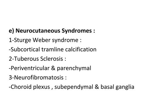 Diagnostic Imaging Of Intracranial Calcifications Ppt Brain And
