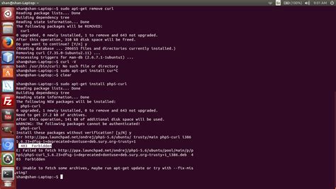 1404 Php5 Curl Installation Error Ask Ubuntu