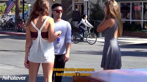 Genç Kızlar Sokakta 3 Lü Sex Teklif Edince Bakın Ne Oldu Youtube