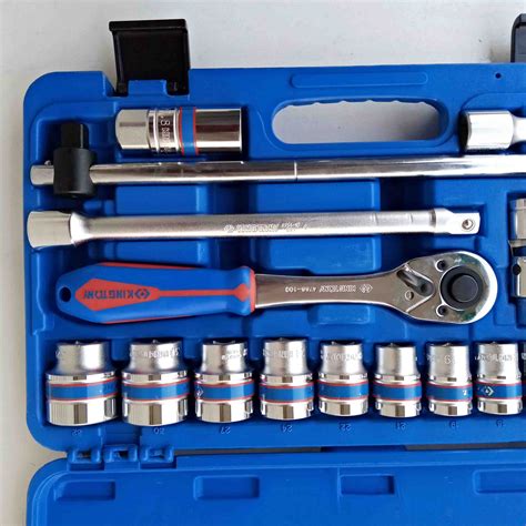 King Tony 24 Pcs 1 2 Drive Hex Socket Set Heavy Duty Opera Tools