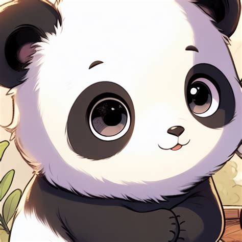 Cute Anime Chibi Panda Bear