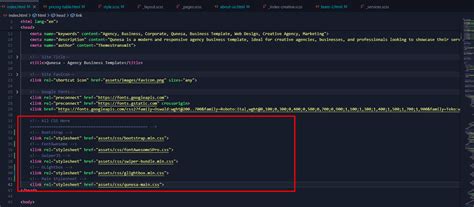 Documentation For Qunesa Agency Business Template
