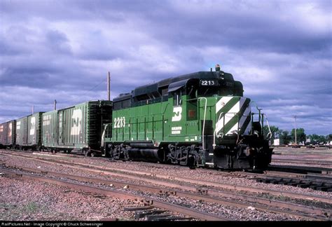 Burlington Northern Railroad Emd Gp30 At La Crosse