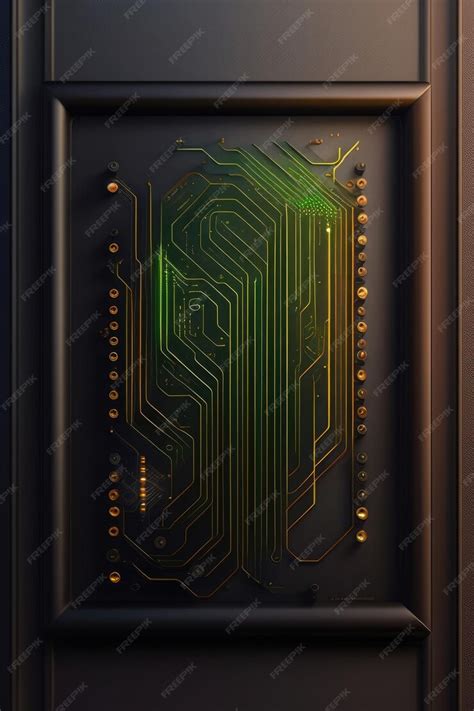 Premium Ai Image Ai Concept With Microprocessors And Robot Chips Ai Generated