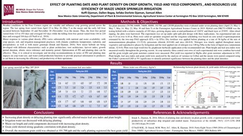 Pdf Effect Of Planting Date And Plant Density On Crop Growth Yield