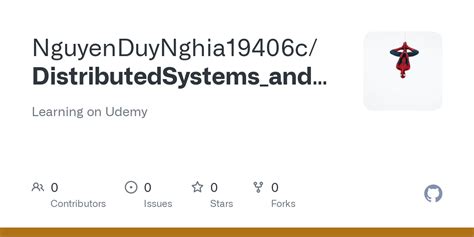 github nguyenduynghia19406c distributedsystems and cloudcomputing with java learning on udemy