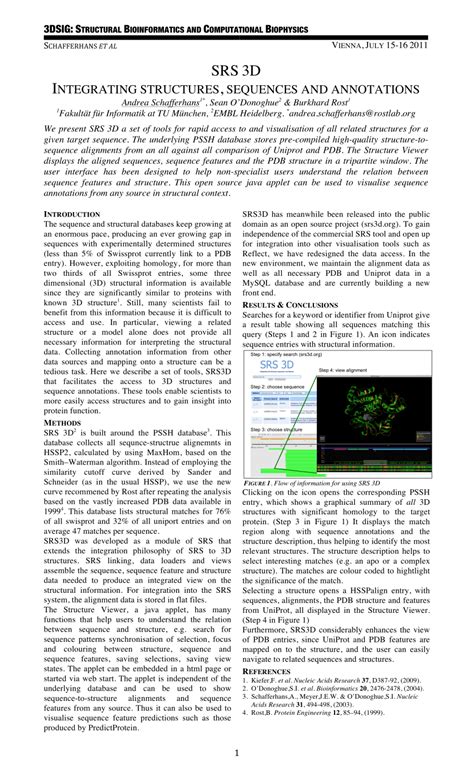 pdf srs 3d integrating structures sequences and annotations