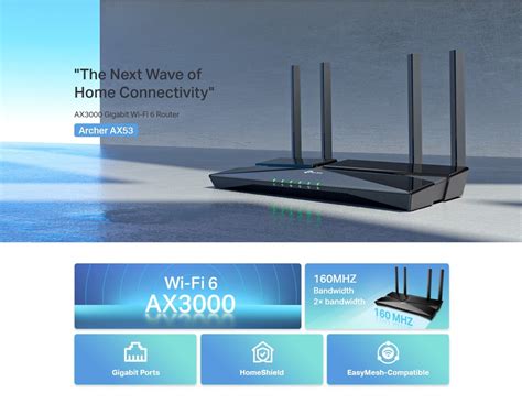 TP Link Archer AX AX PRO AX Dual Band WiFi Gigabit Wireless Router Shopee Malaysia