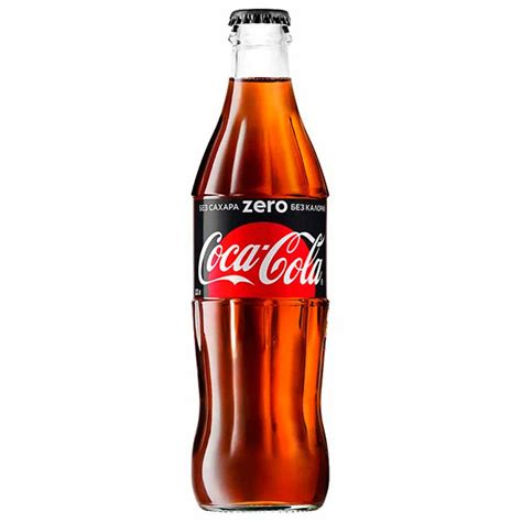 Coca-cola Zero / Кока Кола Зеро Импорт 0.33 литра, стекло, 15 шт. в уп ...