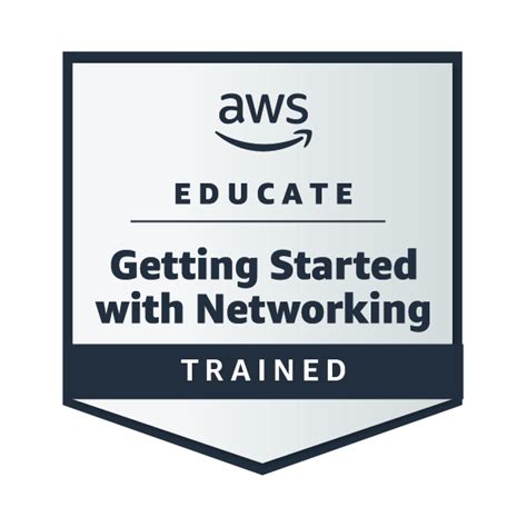Aws Educate Getting Started With Networking Training Badge Credly