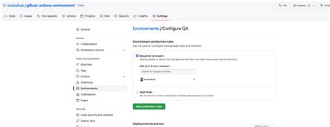 Github Snsinahub Github Actions Environment