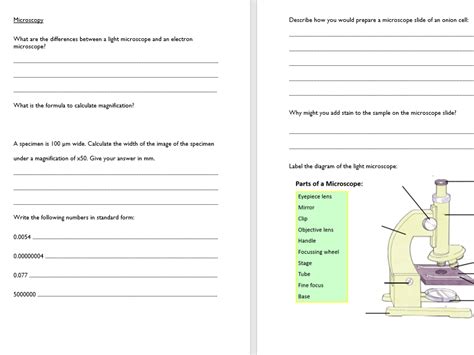 Aqa Biology Revision Booklets Triple Separate Science Teaching