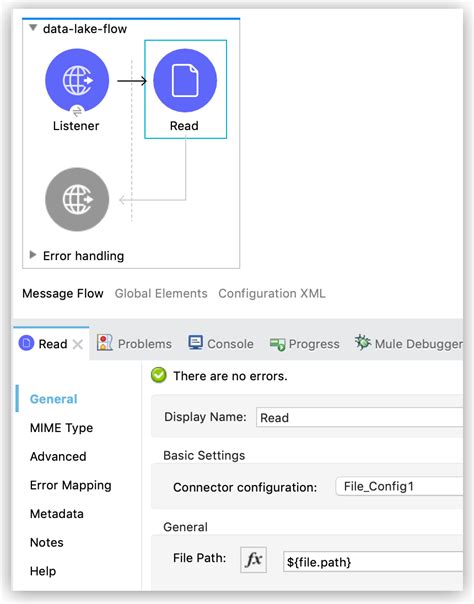 Azure Data Lake Storage Connector Examples Mulesoft Documentation