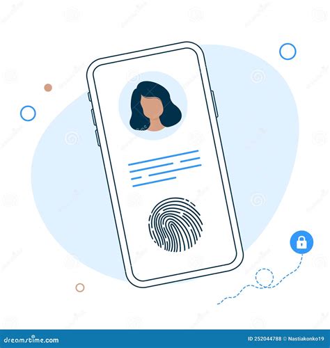 Mobile Phone Unlocked Notification Button And Password Field Vector
