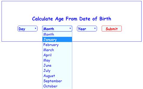 Calculate Age From Date Of Birth Using Php Sourcecodester