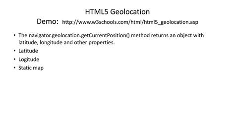 Html5 Demo Isys Ppt Download