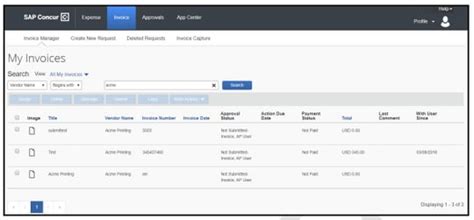 User Interface Enhancements Coming To Concur Invoice April 13 SAP Concur