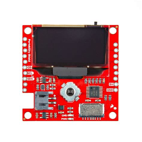 Portability Shield Overlay With 13 Oled Display And Joystick Sparkfun Dev 27510 Botland