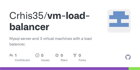 github crhis35 vm load balancer mysql server and 3 virtual machines with a load balancer