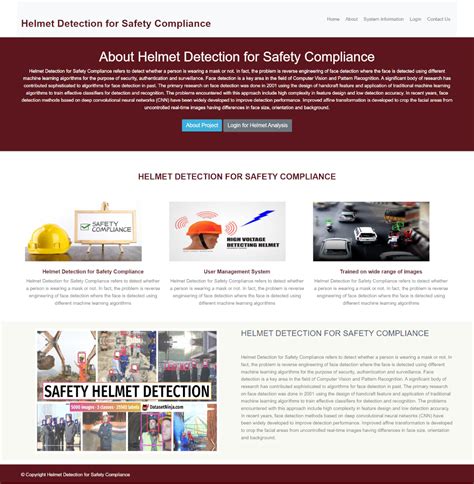 helmet detection for safety compliance using python machine learning ai